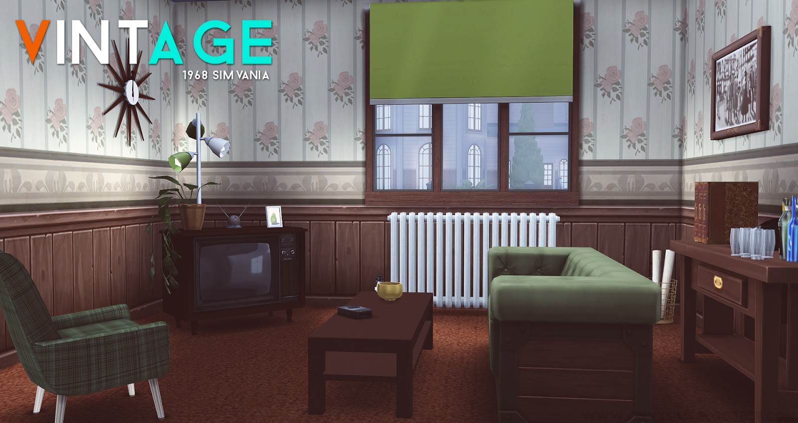 Sims 4 CC's - The Best: 2 Vintage Televisions by KiaraRawks