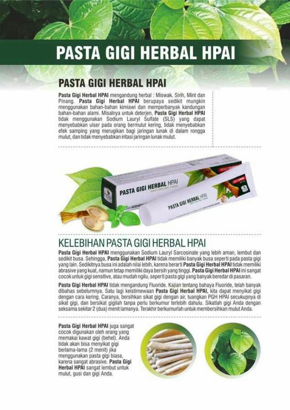 Pasta Gigi Herbal - Obat Sariawan dan Sakit Gigi - Soni Pawqits