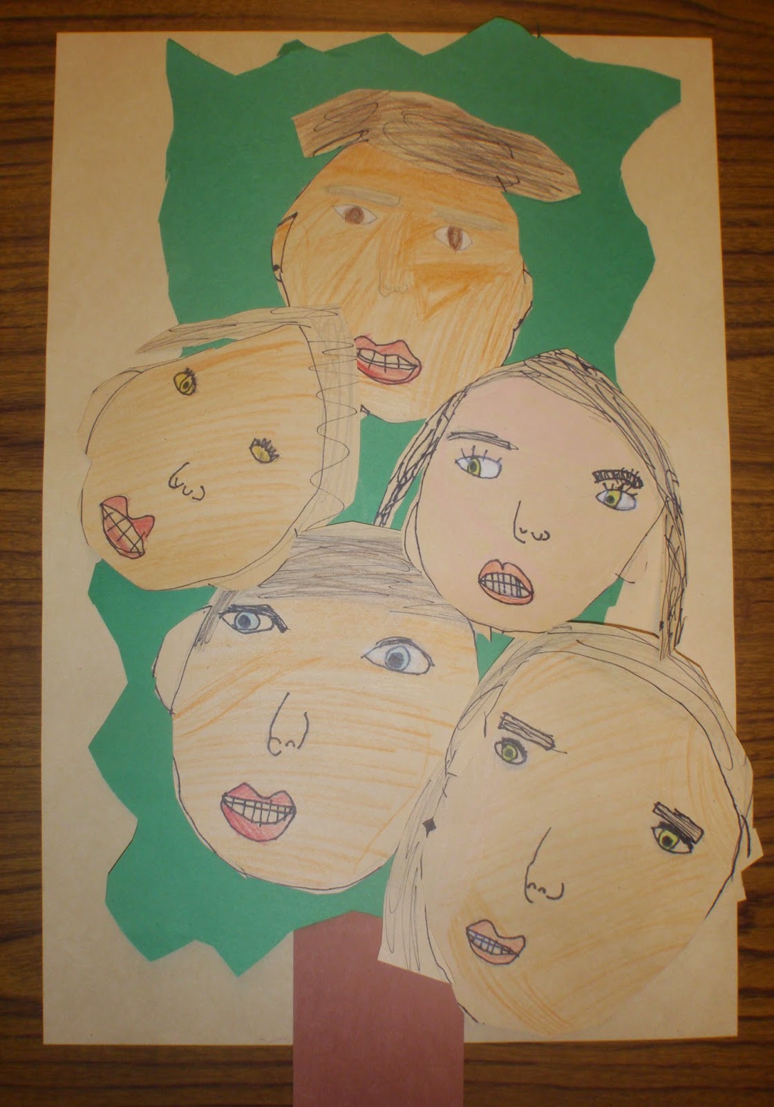 Burr Elementary Art: Kindergarten and 1st Grade Family Trees
