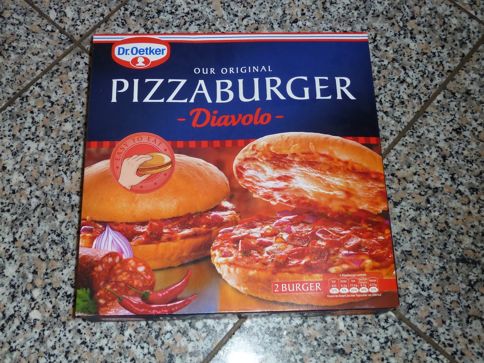 Redkater testet für euch: Pizza Burger von Wagner
