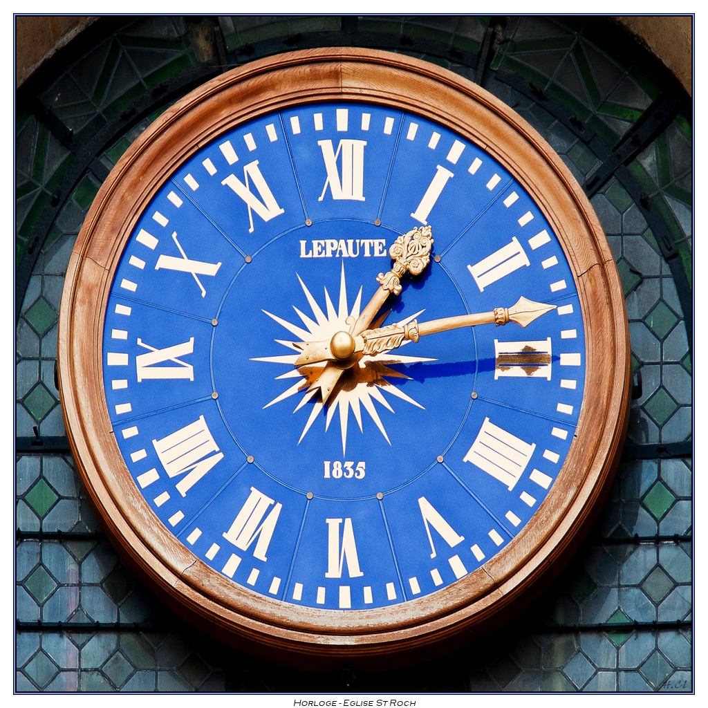 Un blog photo vu par Esprit de sel.: Horloges de Paris