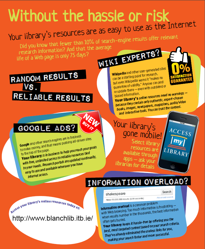 ITB Library: Why your library is better than the internet!