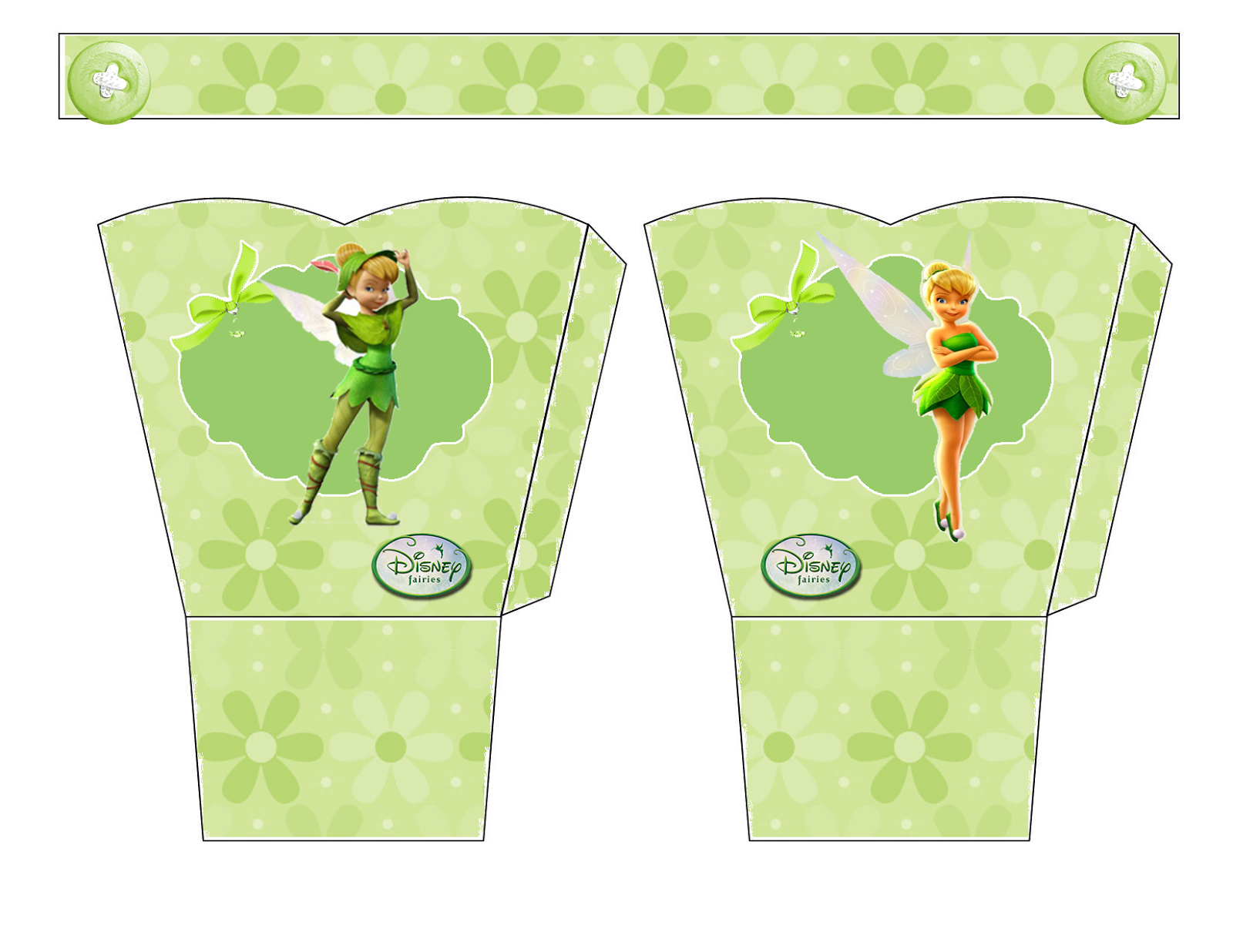 Tinkerbell: Cesta para Imprimir Gratis. - Ideas y material gratis para ...