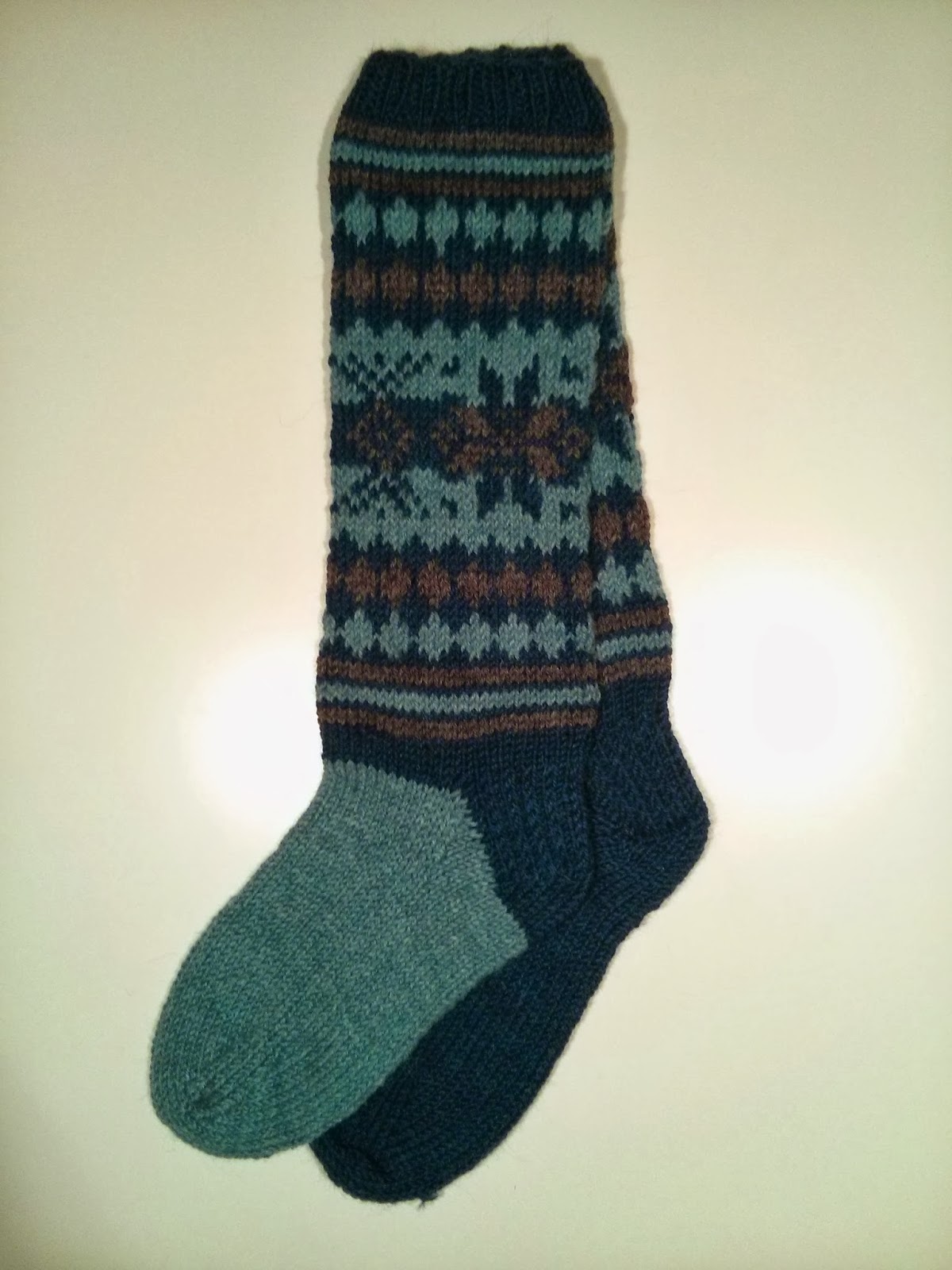Knitting: Fair Isle Socks