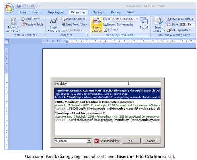 MELAKUKAN SITASI MENGGUNAKAN MENDELEY - Perpustakaan FK