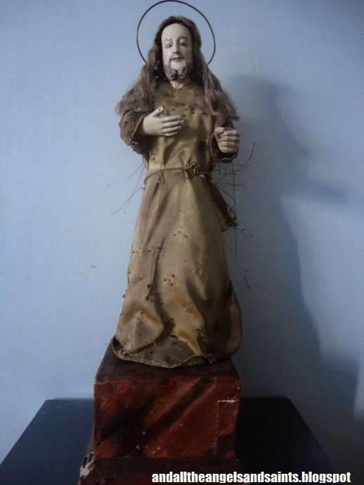 AND ALL THE ANGELS AND SAINTS: 192. Santo Networking: AN ANTIQUE IVORY ...