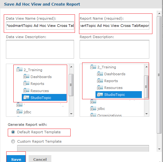 Learn how to create Jaspersoft Studio based Topics (JRXML based Topics ...