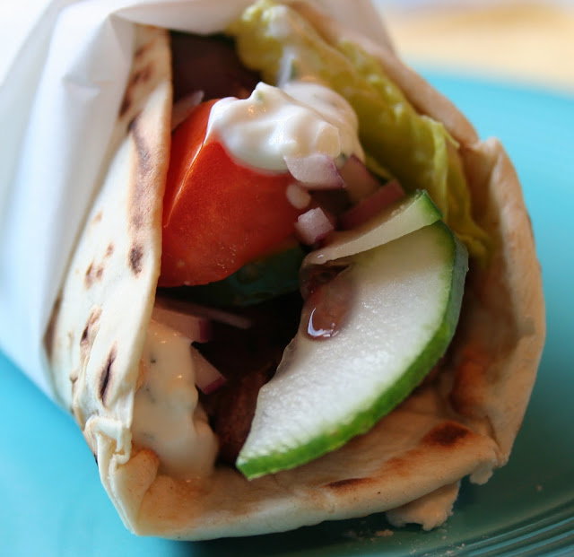 Cheers to Happy: Pork Gyros....