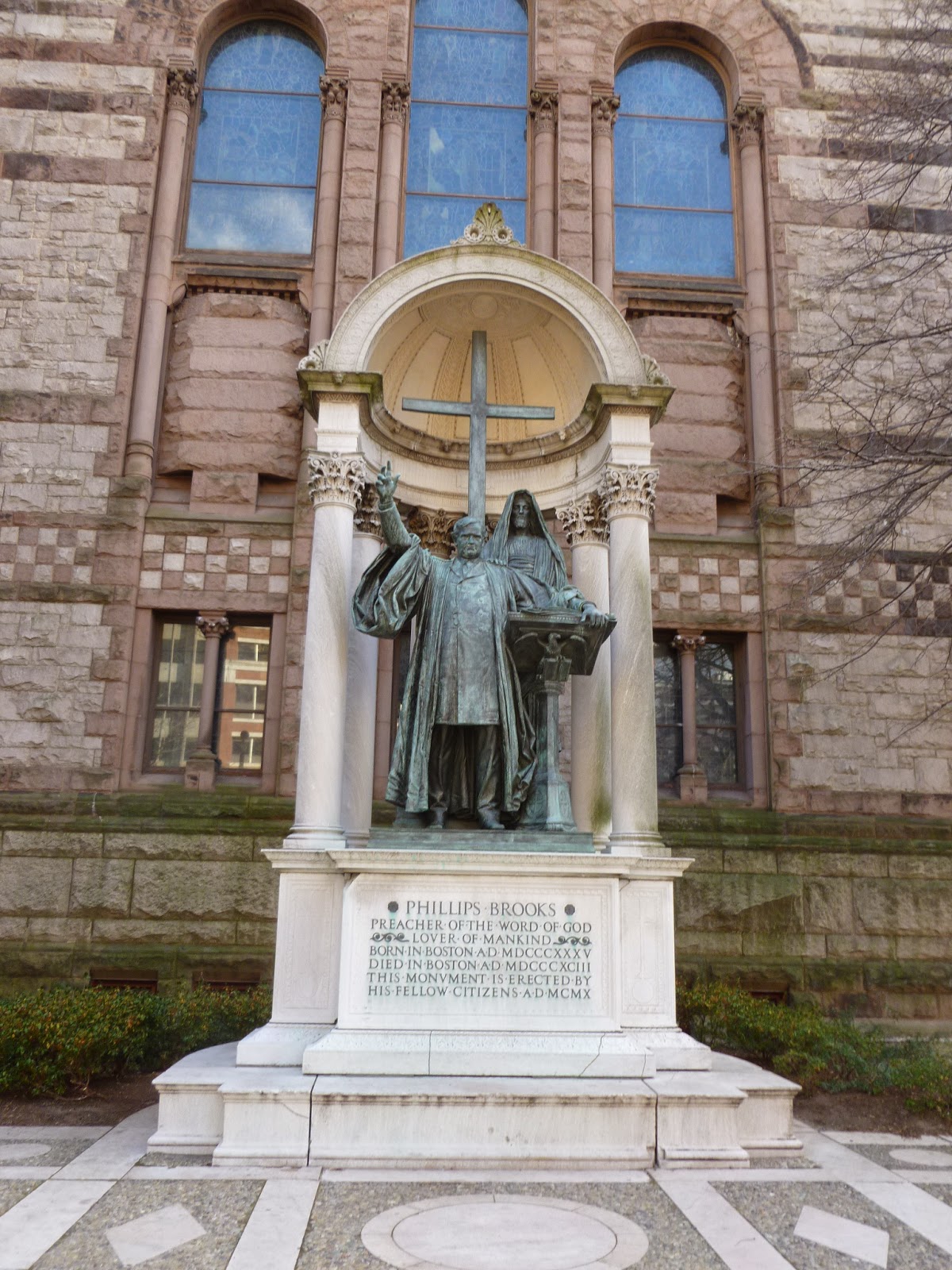 Photo-ops: Religious Figures: Phillips Brooks - Boston, MA