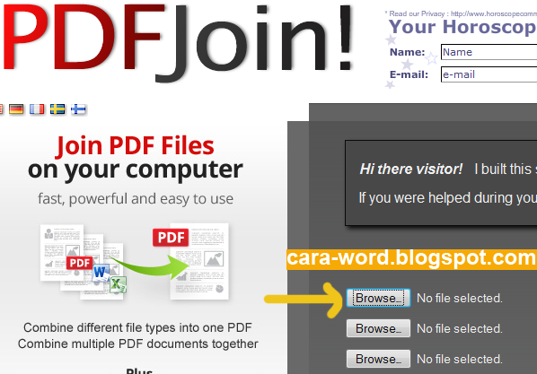 Cara Menggabungkan File PDF Jadi Satu Mudah - Cara-Word