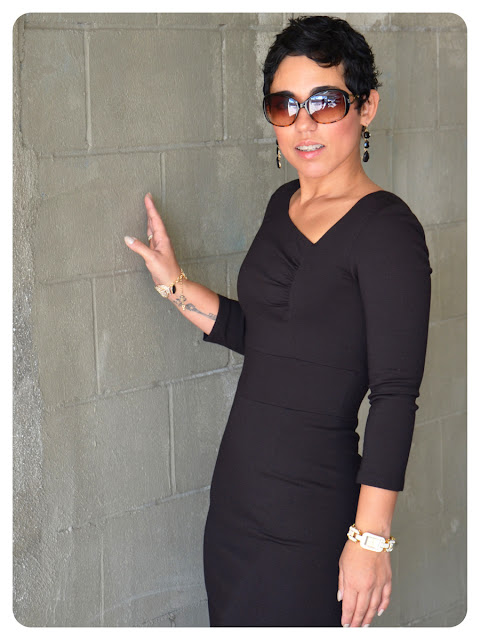 OOTD: DIY VaVaVoom Dress + Pattern Review Vogue 8787 |Fashion ...