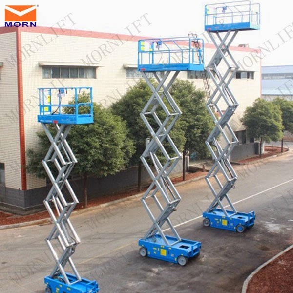 Lift platform manufacturers: Self propelled scissor lift