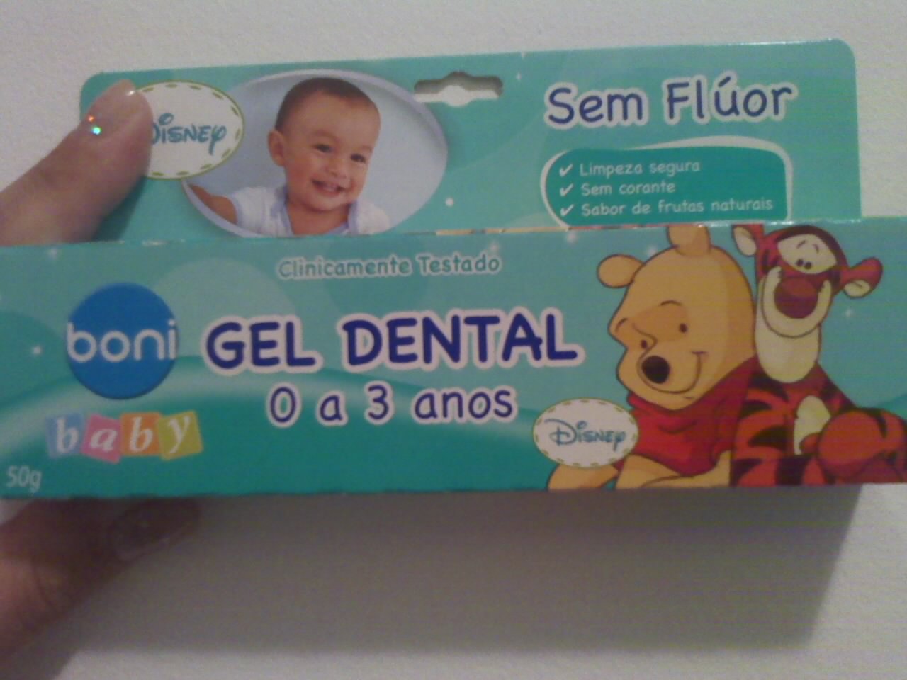 .. Indicado pela mamãe..: Higiene bucal do bebe Gel dental Boni Baby
