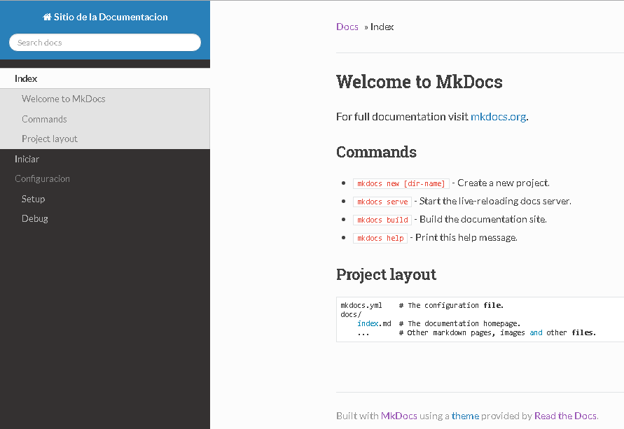 Introducción a MkDocs ~ Tecnotags