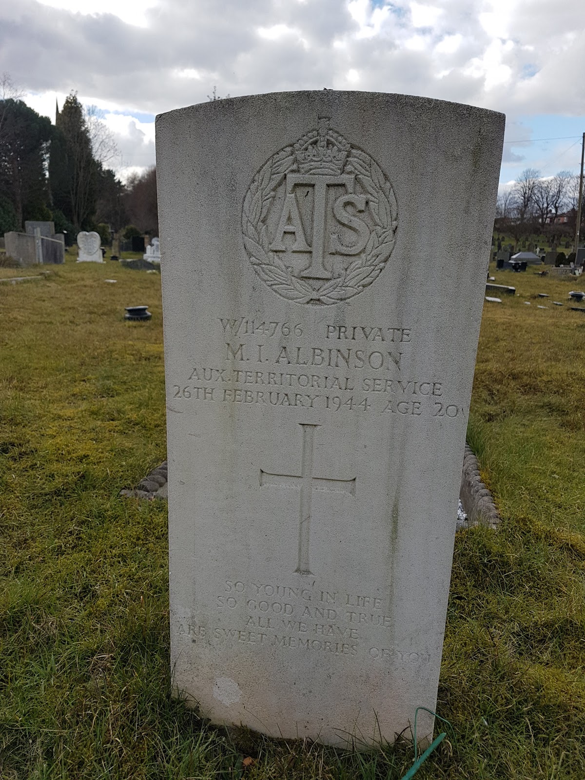 War Graves and Memorials: Stockport Cemetery and Crematorium.