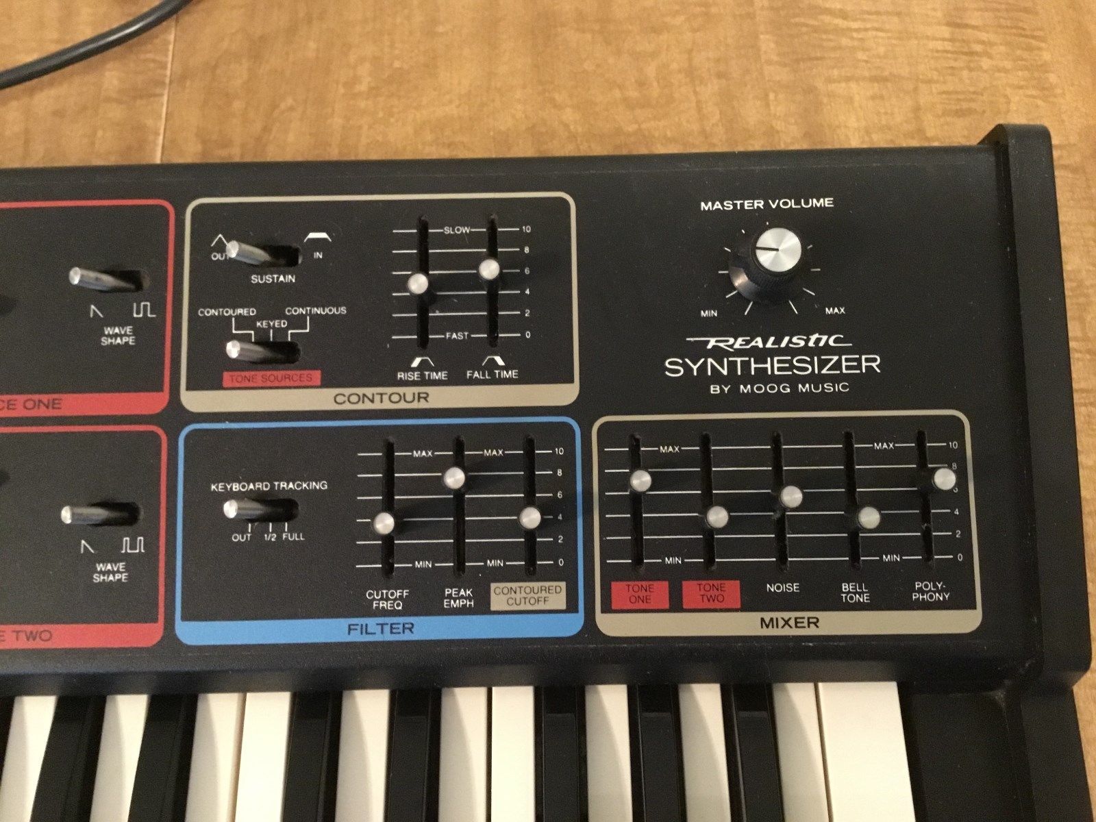 MATRIXSYNTH: Vintage Moog Realistic Synthesizer Concertmate MG 1 SN 18 021