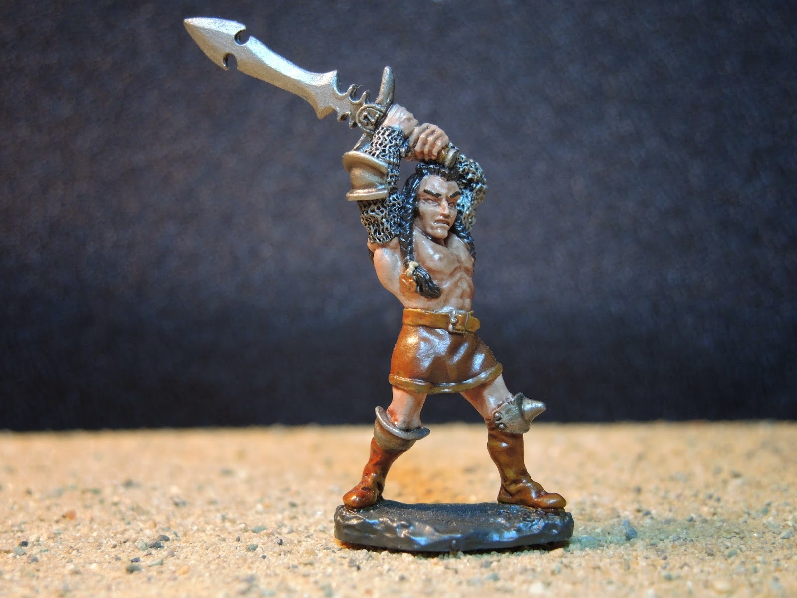 Skullsword's Tower: Miniatures Monday - Cleaving Barbarian