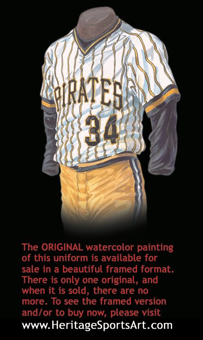 Pittsburgh Pirates Uniform and Team History | Heritage Uniforms and ...