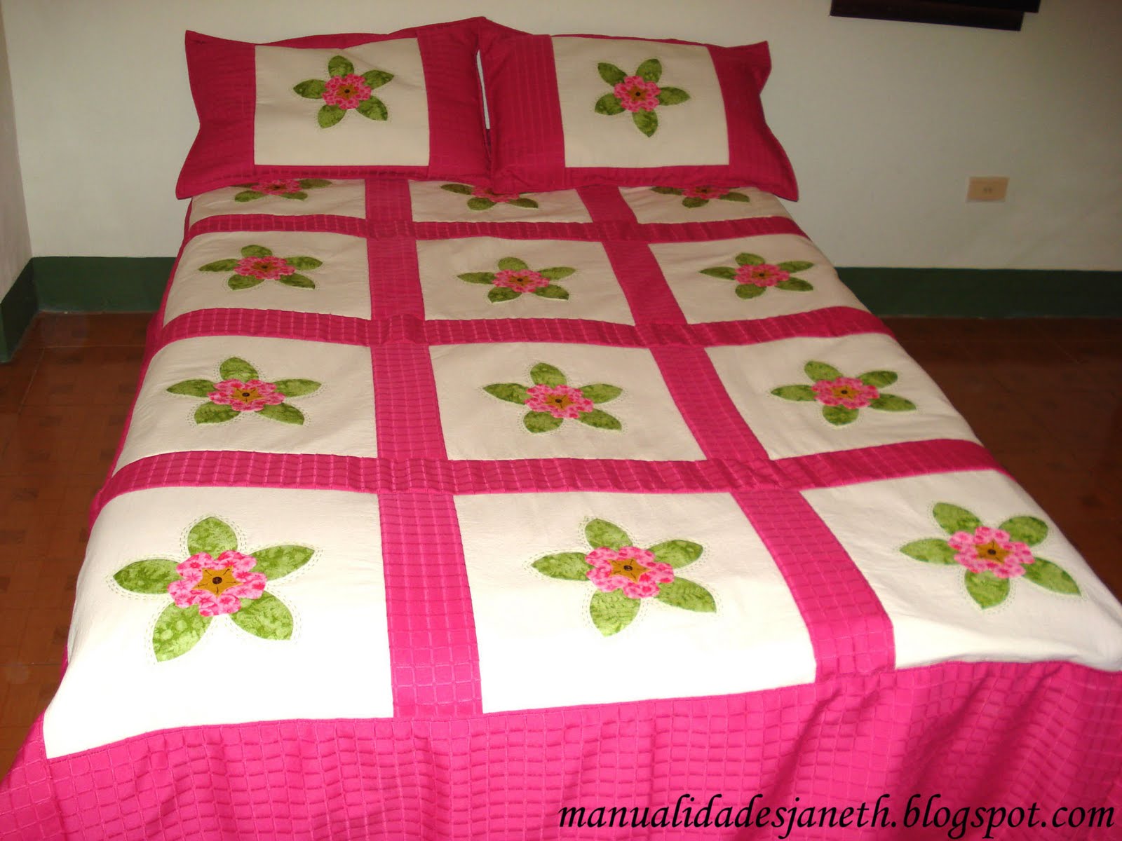 MANUALIDADES JANETH: Flores Patchwork