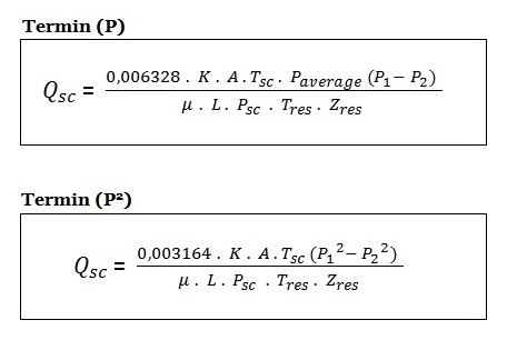 Mencari Laju Alir Gas Keadaan Standar - PETROLEUM LEARNING