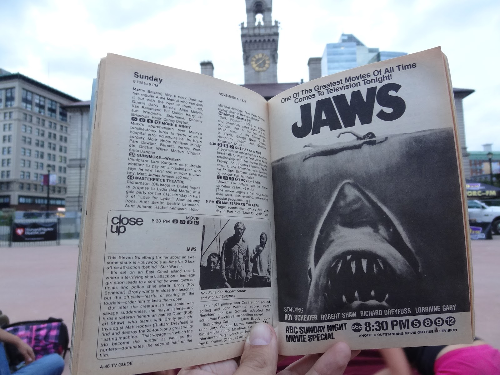 MONSTER DAD: Worcester Movies on the Common 2012: JAWS