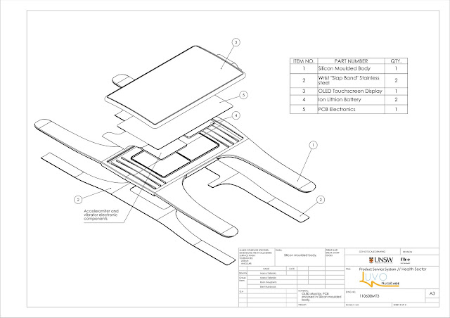 Ryan Daugherty at UNSW Industrial Design: Final Technical Drawings for PSS