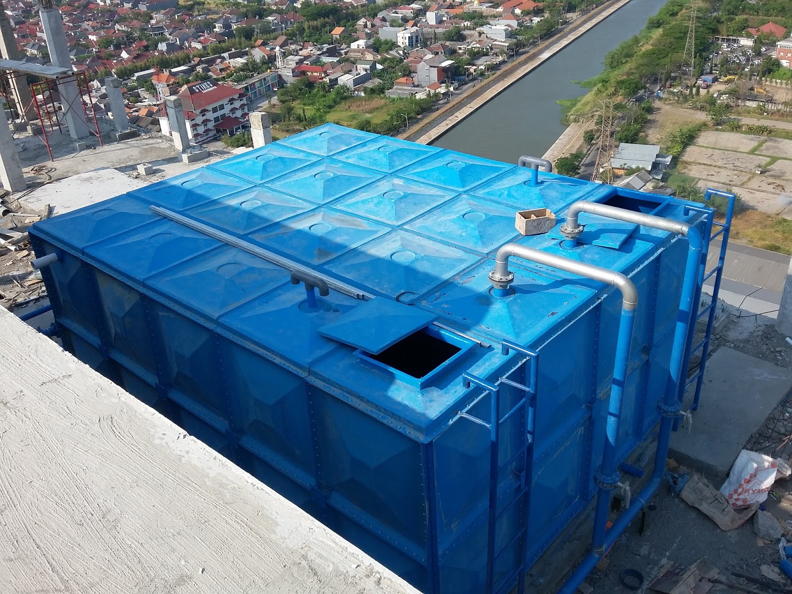 TANGKI PANEL FIBERGLASS/PANEL TANK