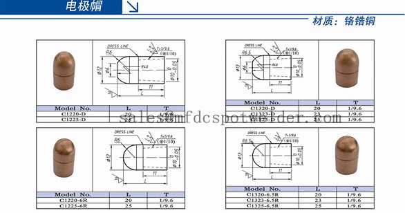 Resistance Welding Spare Parts and Accessory: Spot Welding Electrodes ...