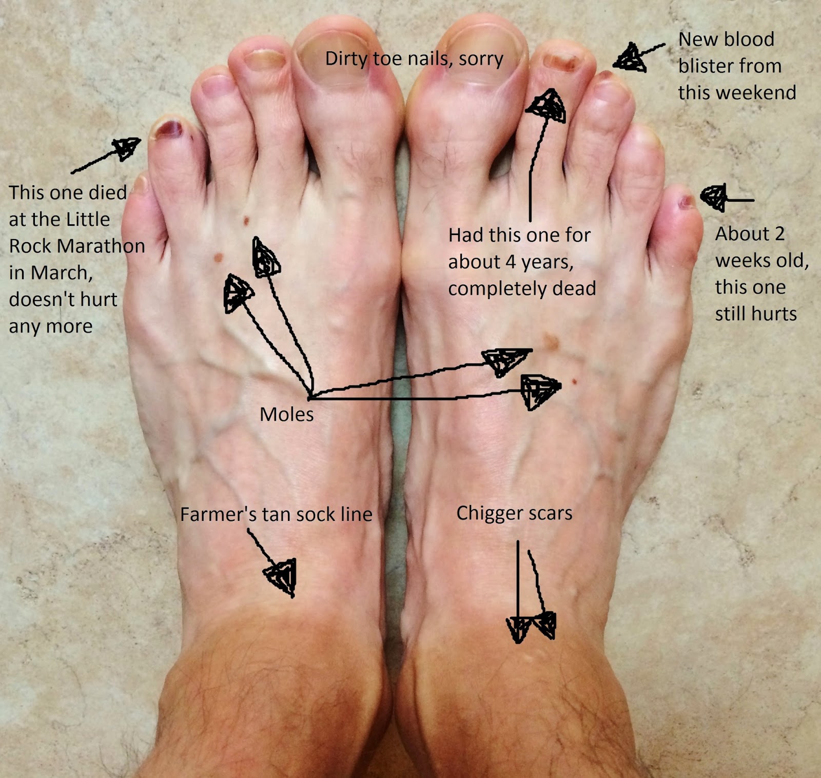 50 after 40: Toe Nails - Shmoe Nails