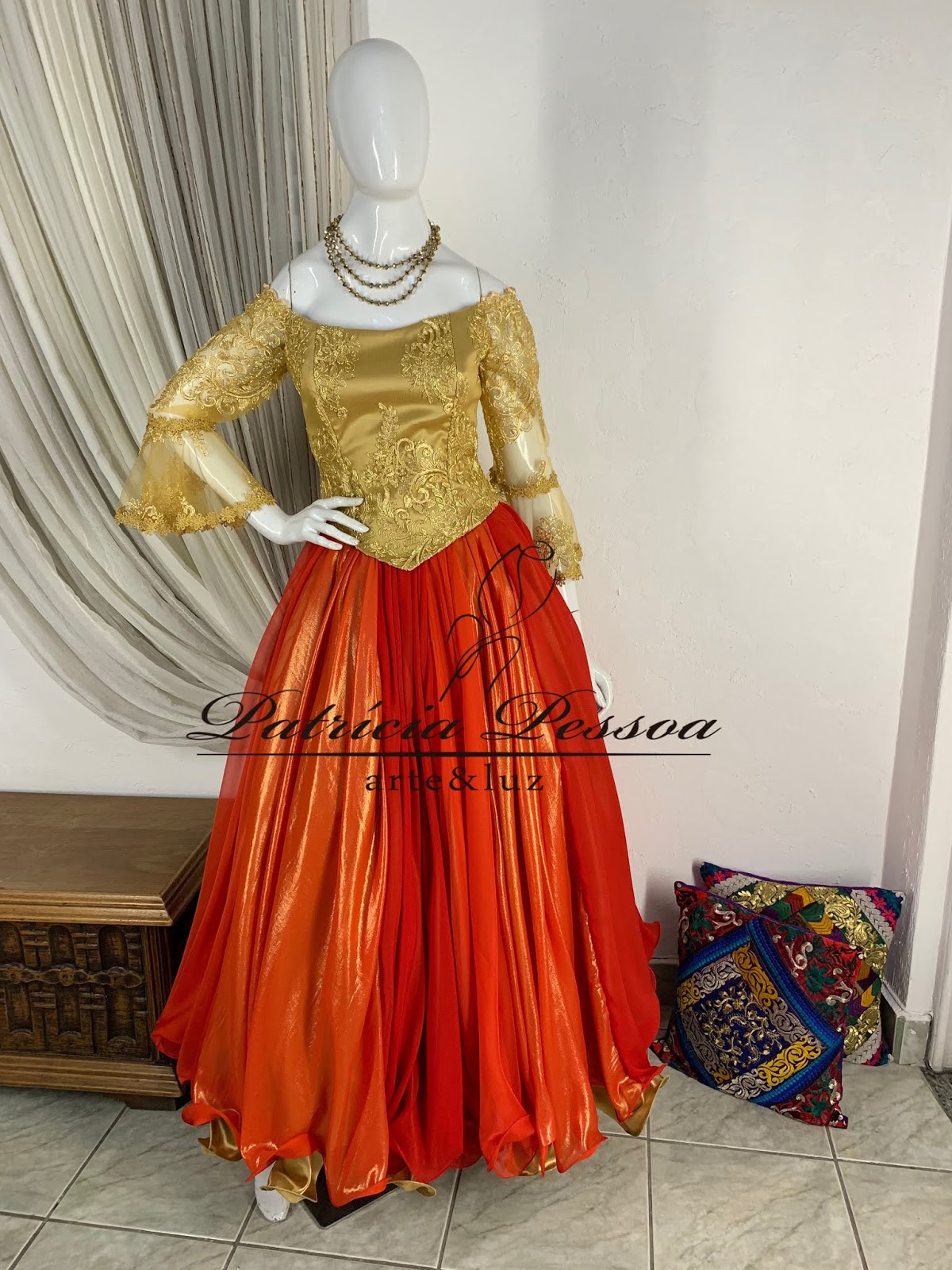 Atelier Patricia Pessoa: Roupa Cigana - (cód.03115)