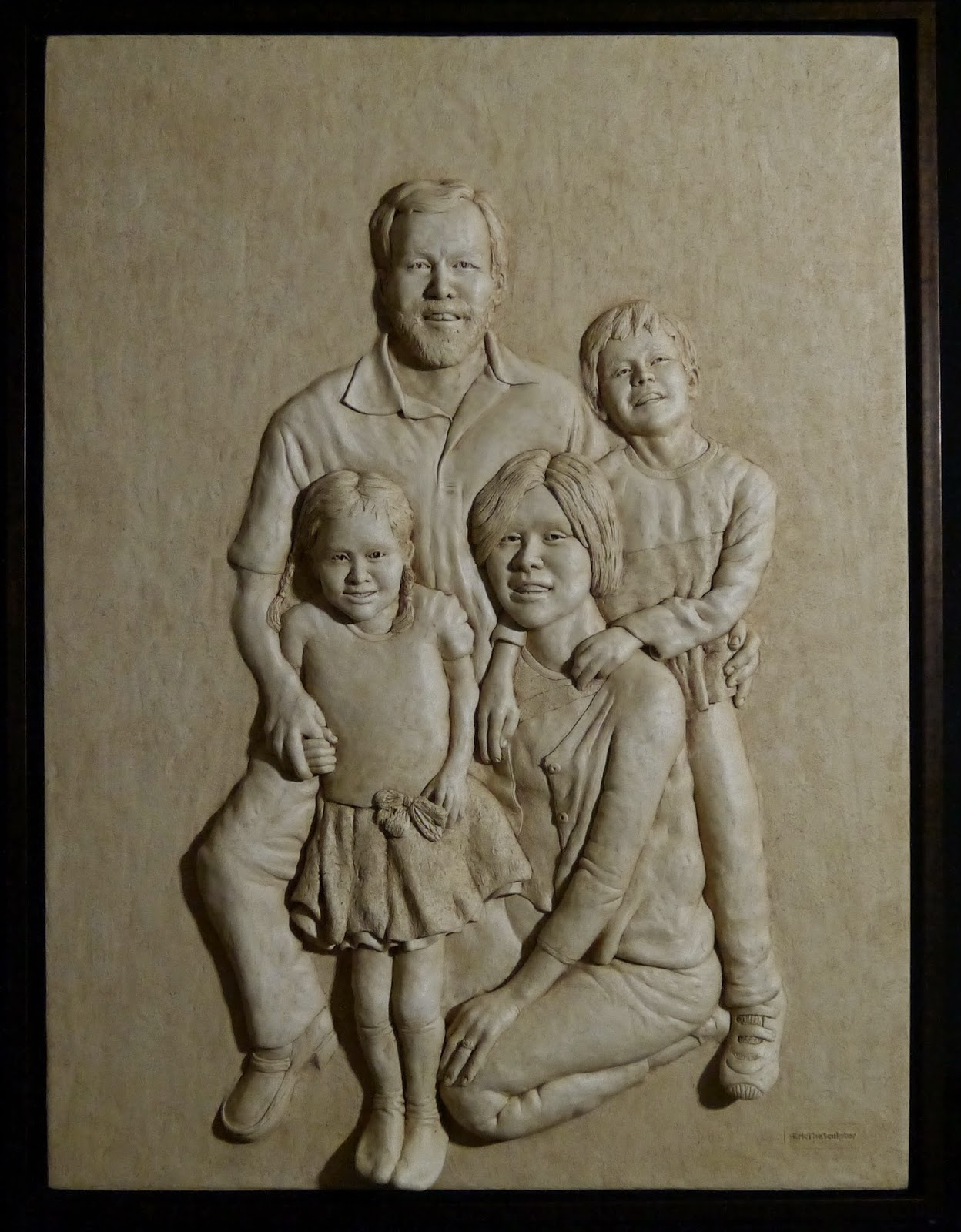 Eric The Sculptor: Family Portrait Sculpture