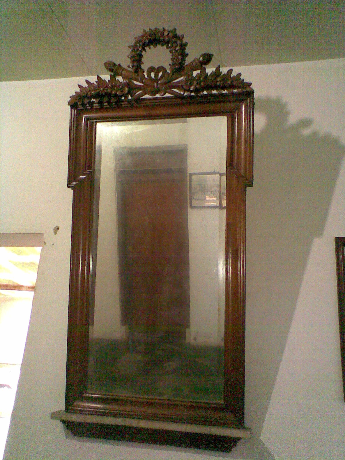 Van De Holla Antique: kaca besar tempel dinding 1 pasang