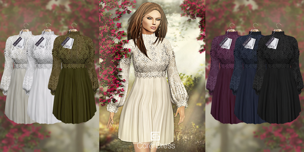 GizzA Creations proudly presents the GizzA - Cara Dress ~ The SL Enquirer