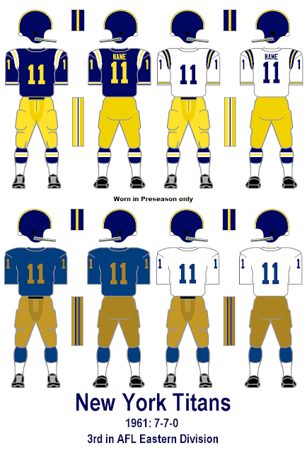 Bill's Update Blog: 1960-62 New York Titans