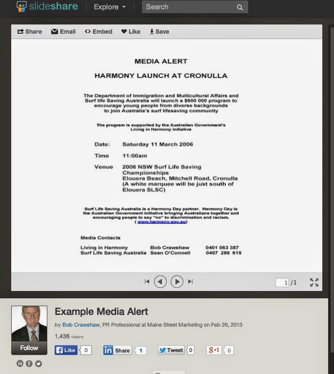 Content Creation FAQs: How to format a media alert? Well,