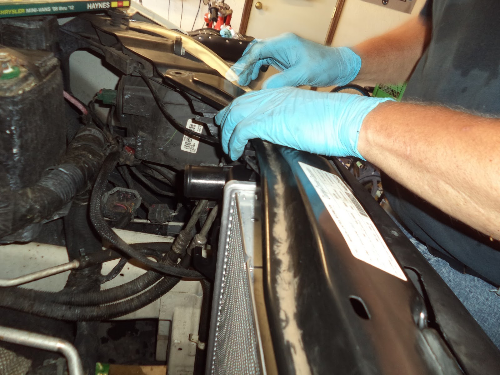 Tear it up, fix it, repeat: 08 Dodge Grand Caravan Radiator Replacement