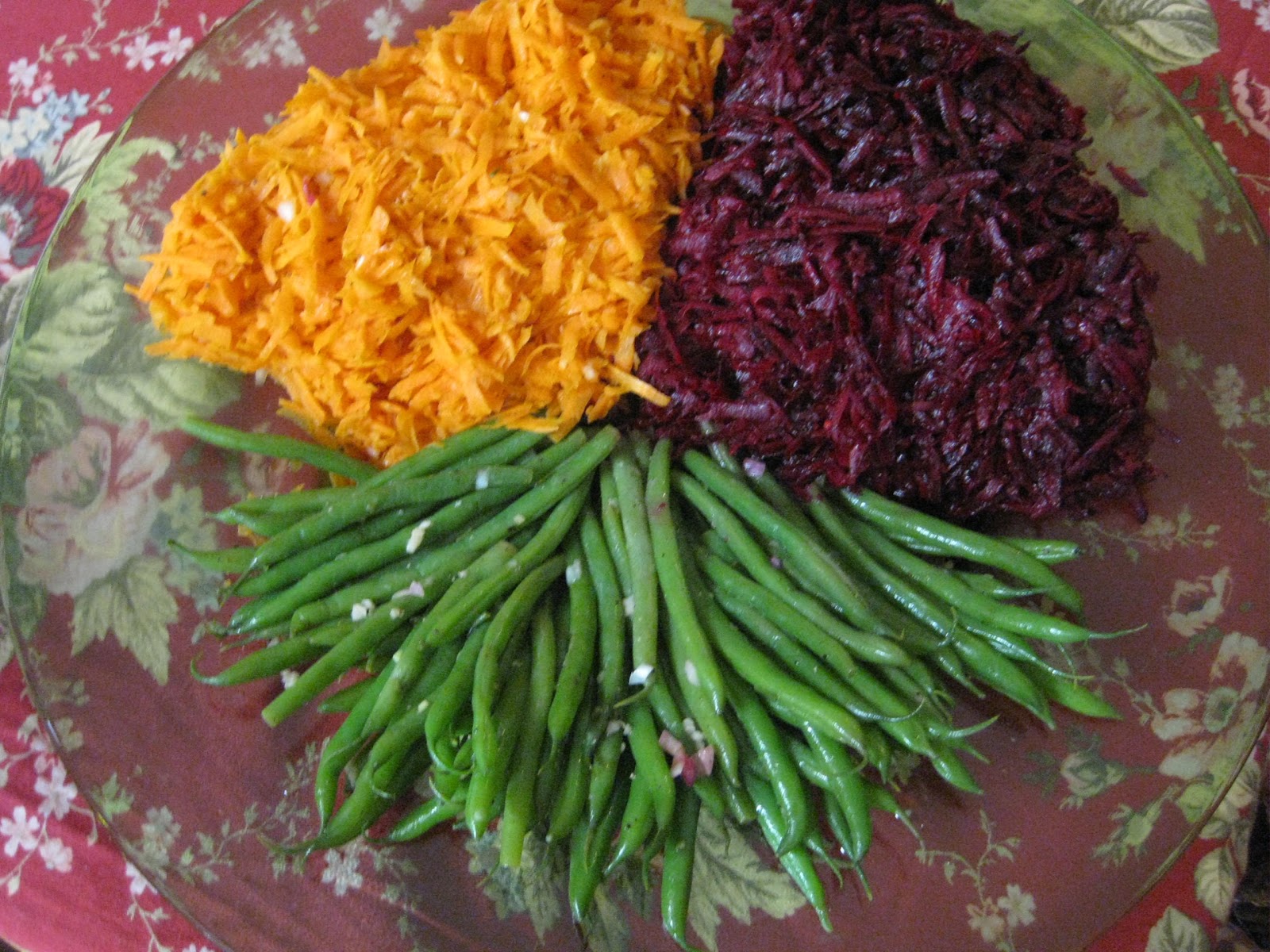 Flavors of the Sun: Tri-Colored Vegetable Salad with Mustard Vinaigrette