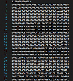 Giggletronics: What are .hex files?