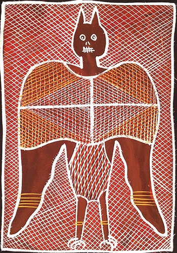 Aboriginal art Megabats, Flying-foxes, Fruit bats