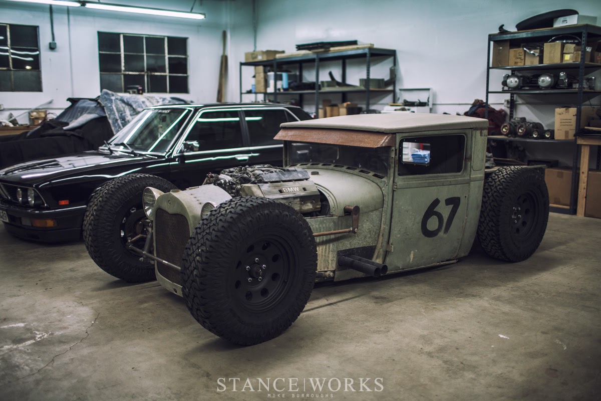15k: Stanced: 1928 Ford Model A with BMW V8 - DailyTurismo