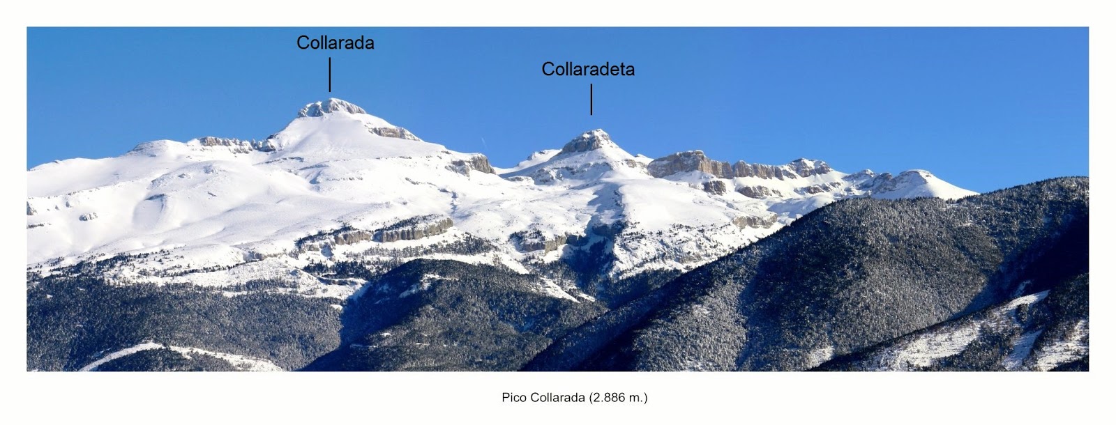elpirineodejose: Pico Collarada (2.886 m.) y Collaradeta (2.729 m.)