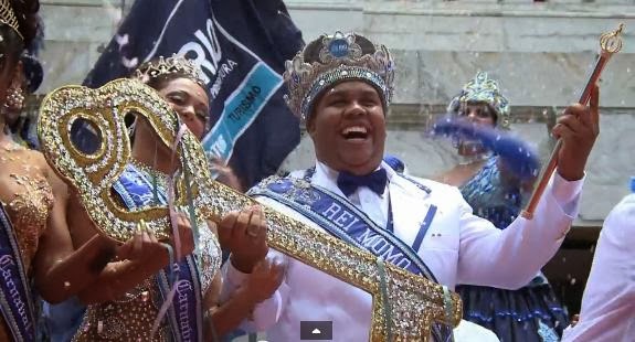 rey momo inaugura el carnaval de rio decreto la alegría