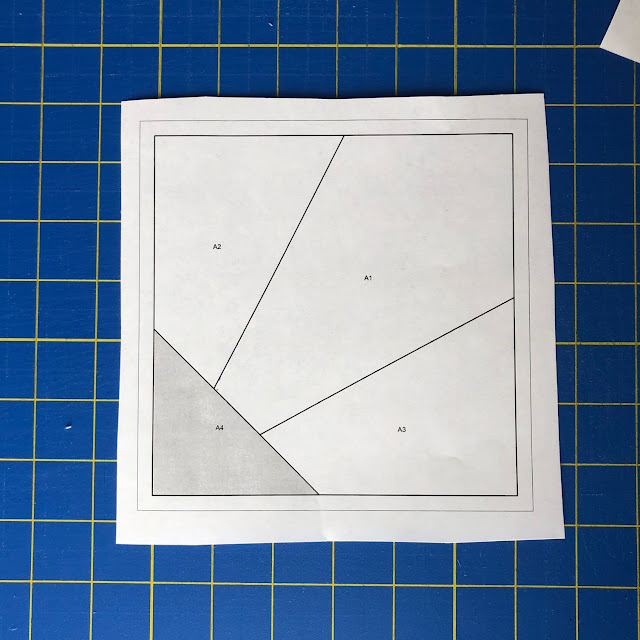 Free Foundation Paper Piecing Pattern: Ray Quilt Block