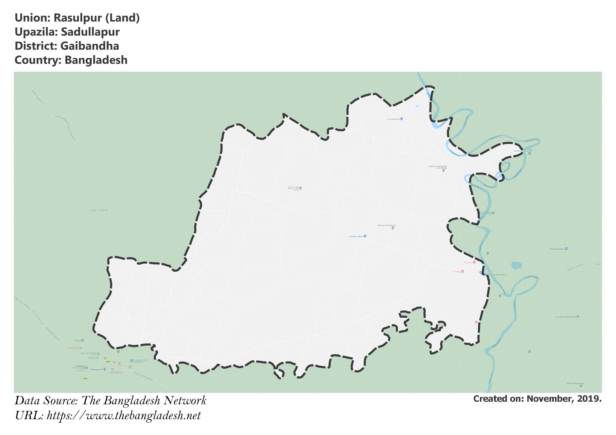 Rasulpur Union, Gaibandha