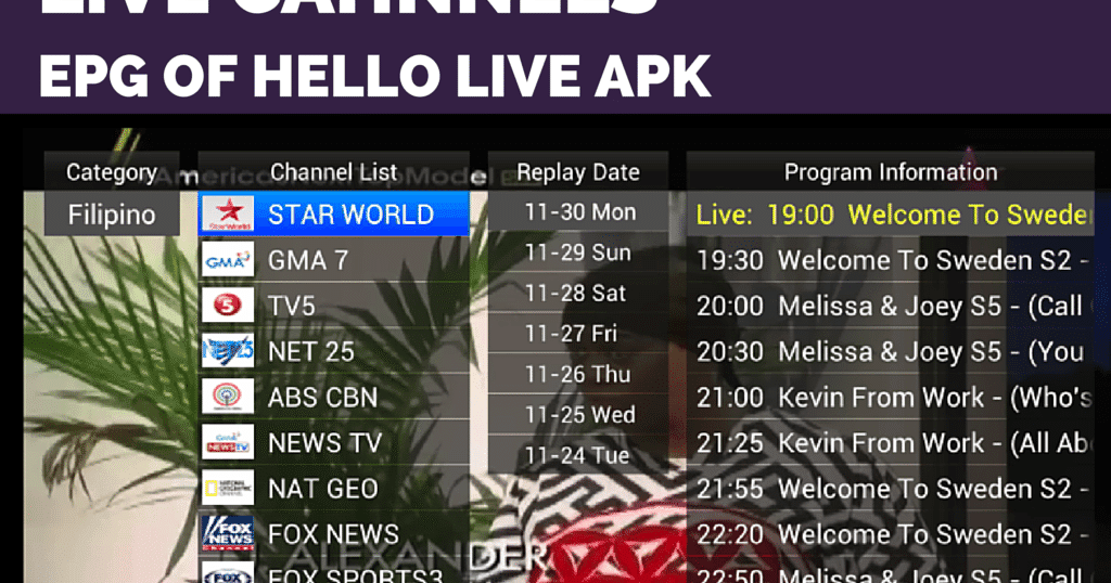Filipino IPTV/My PinoyTV - Live streaming of Filipino/ Pinoy TV ...