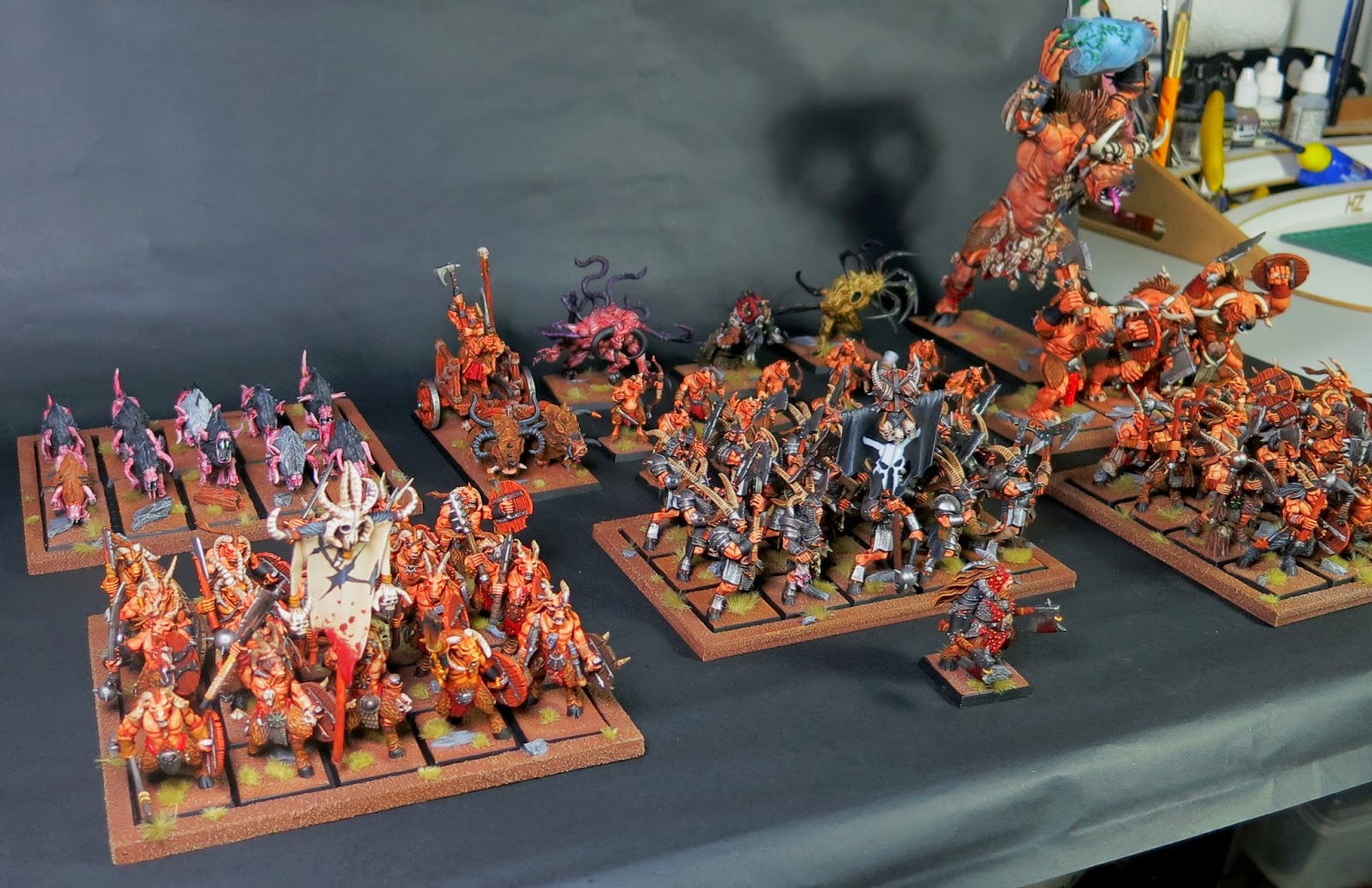 Adeptus Malaysia: Huzzah! Beastmen Army DONE