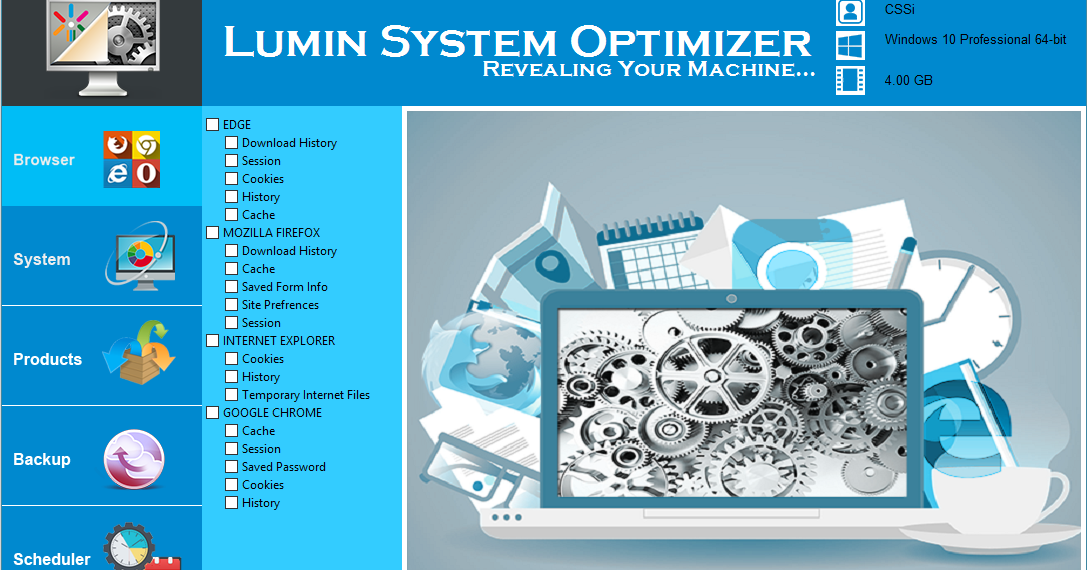 Lumin Software: LUMIN System Optimizer