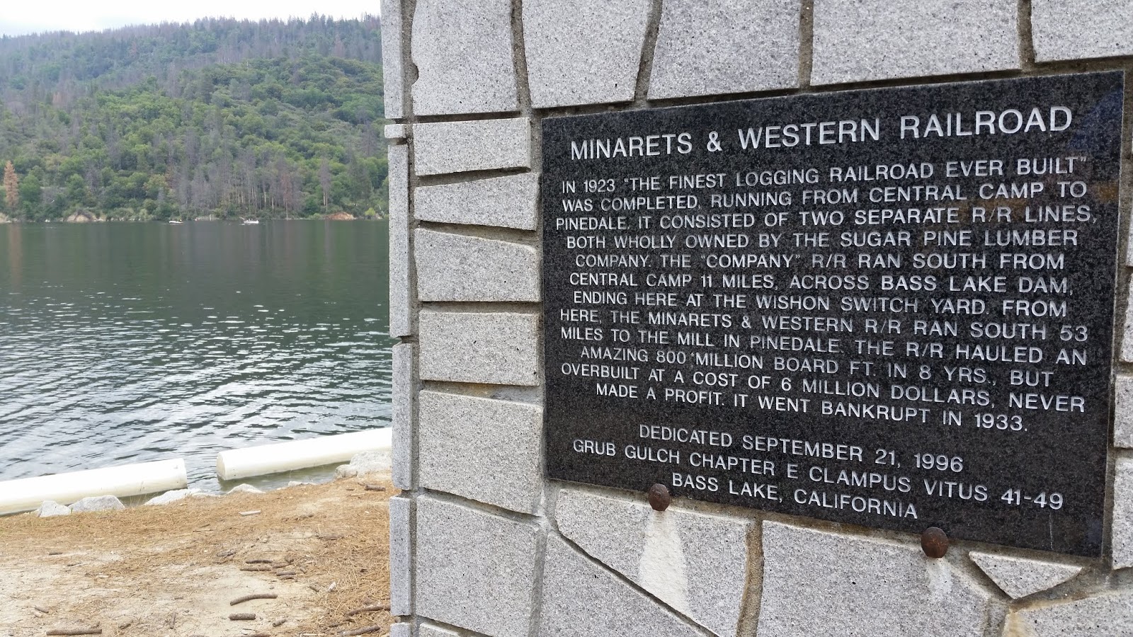 Wes' Travels to California Lakes: Bass Lake - Madera County, California