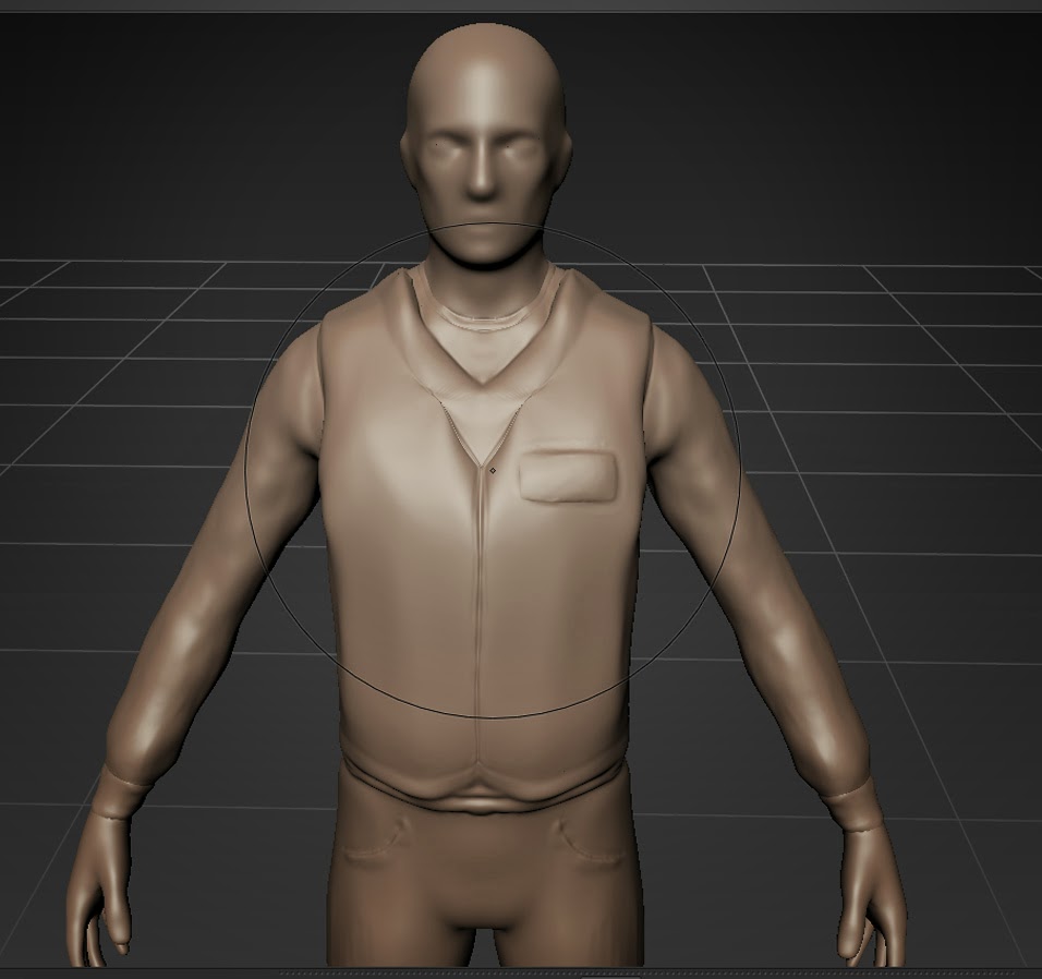 Zero Malice video game production blog: Mudbox Character sculpting