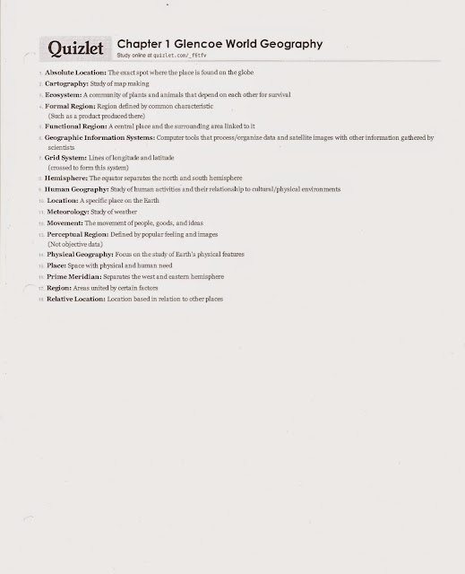 Mr. E's World Geography Page: World Geography 2017 - Chapter 2 ...